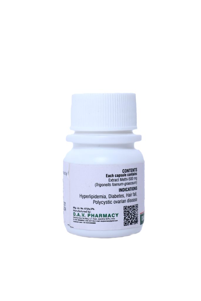 Methi Capsule - DAV Pharmacy