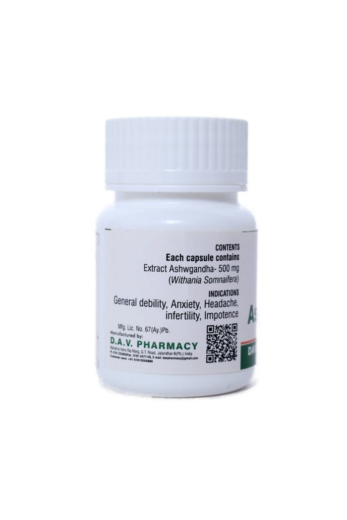 Ashwagandha Capsule - DAV Pharmacy