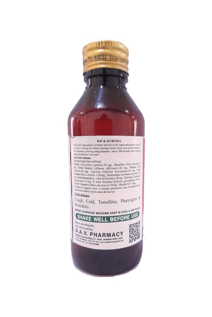 Kasantak Cough Syrup - DAV Pharmacy